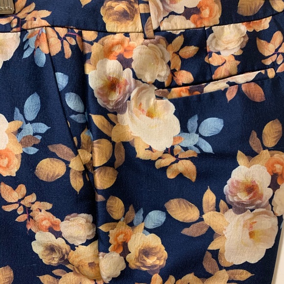 J Crew Pants And Jumpsuits J Crew Collection Shantung Silk Floral